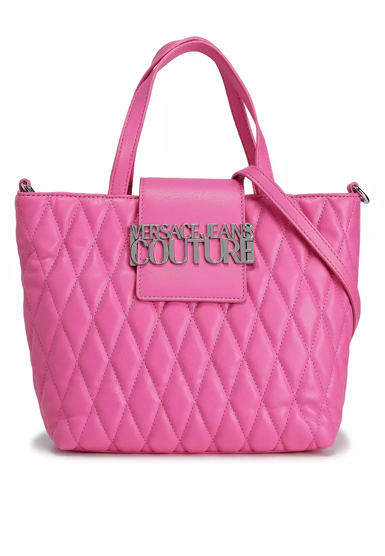 Buy VERSACE JEANS COUTURE Logo Loop Tote Bag (tr) 2025 Online | ZALORA ...