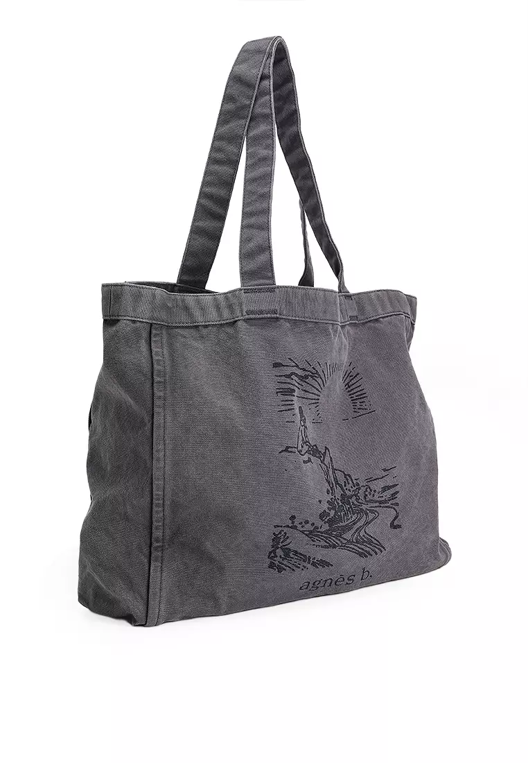 Buy agnès b. Shoulder Tote Bag Online | ZALORA Malaysia