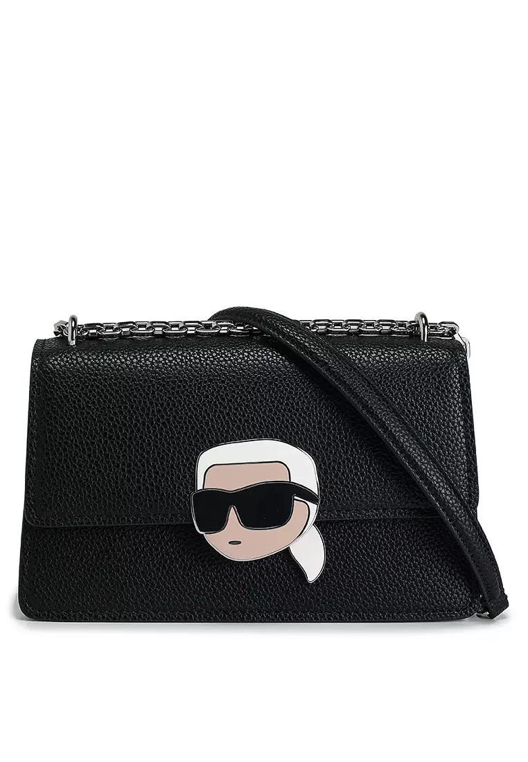 Buy KARL LAGERFELD Ikon Pebble Lock Shoulder Bag 2025 Online | ZALORA ...