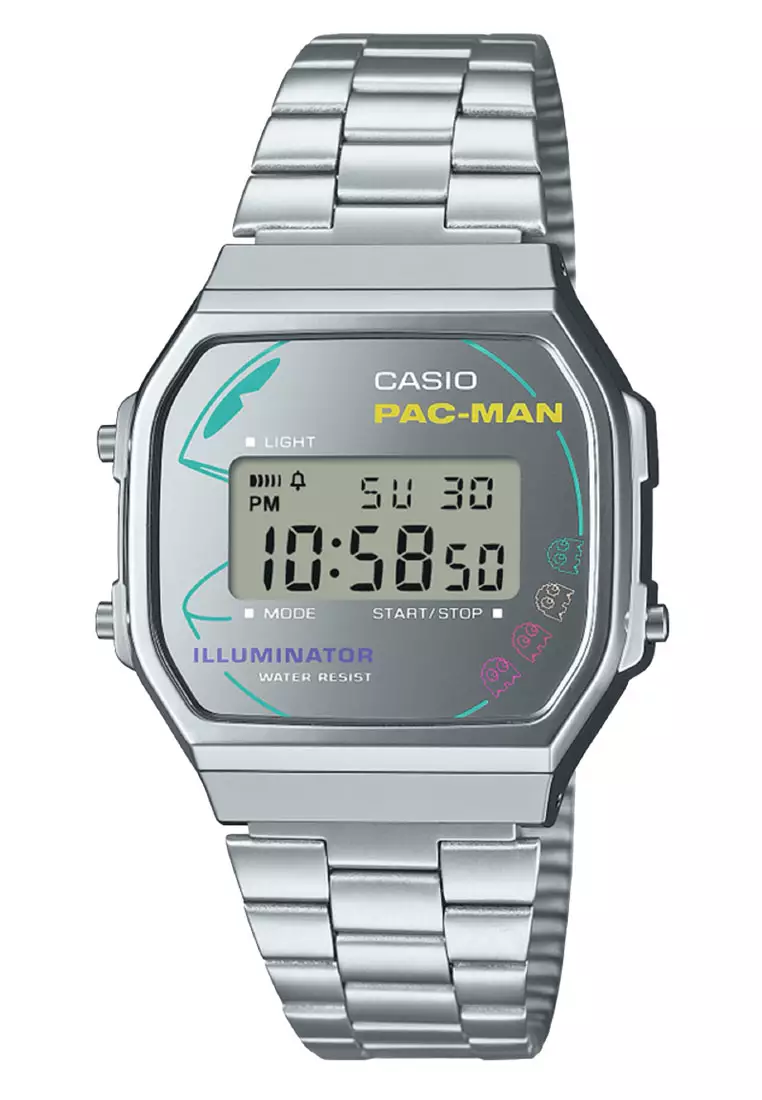 Buy Casio Pacman Digital Watch A168WEPC-7A 2025 Online | ZALORA Philippines