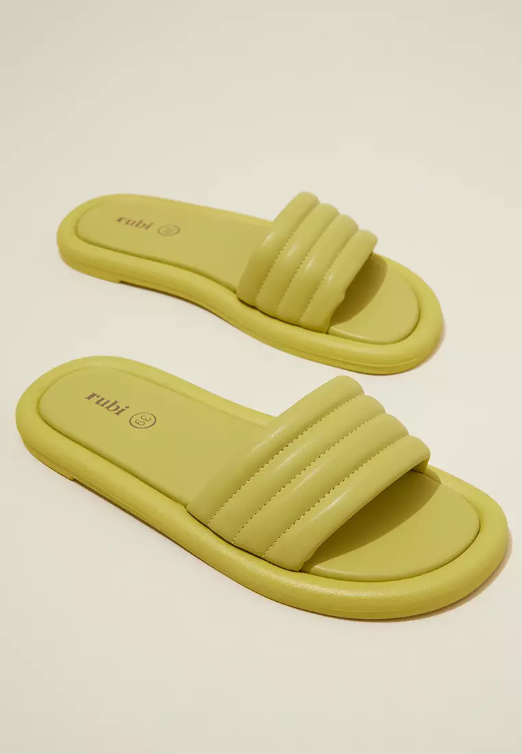 Buy Rubi Paige Padded Single Vamp Slide Sandals 2024 Online | ZALORA ...