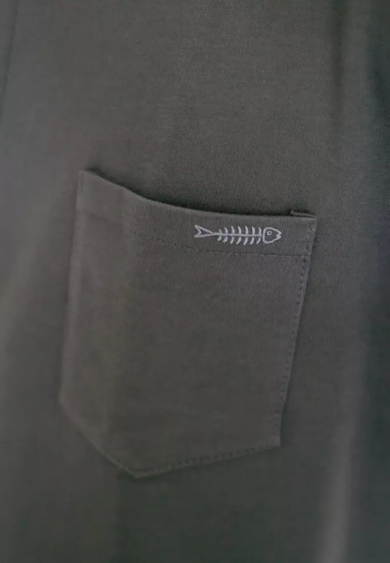 Jual IEBE Kaos Lengan Panjang Kancing IEBE J1HL8068 Grey Original 2024 ...