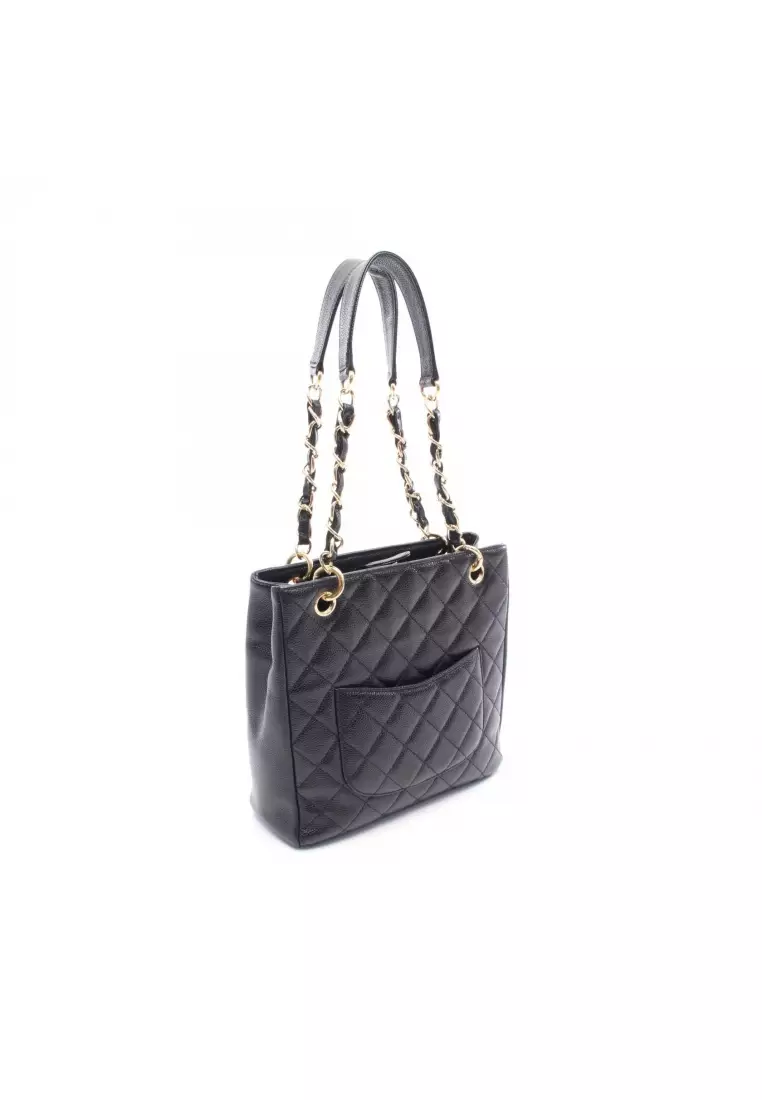 Buy Chanel Pre-Loved Chanel matelasse PST chain shoulder bag chain tote ...