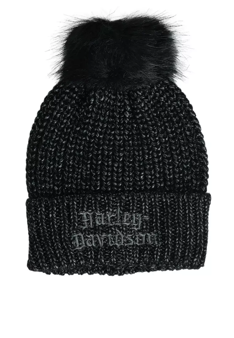 Buy Harley-Davidson Harley-Davidson® Old English Pom Beanie Online ...