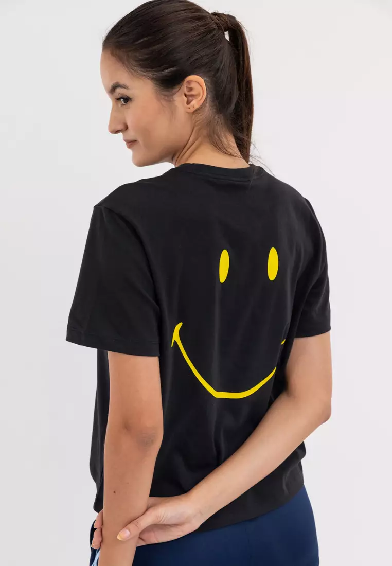 Buy ADIDAS Smiley Loose 3-Stripes T-Shirt 2025 Online | ZALORA