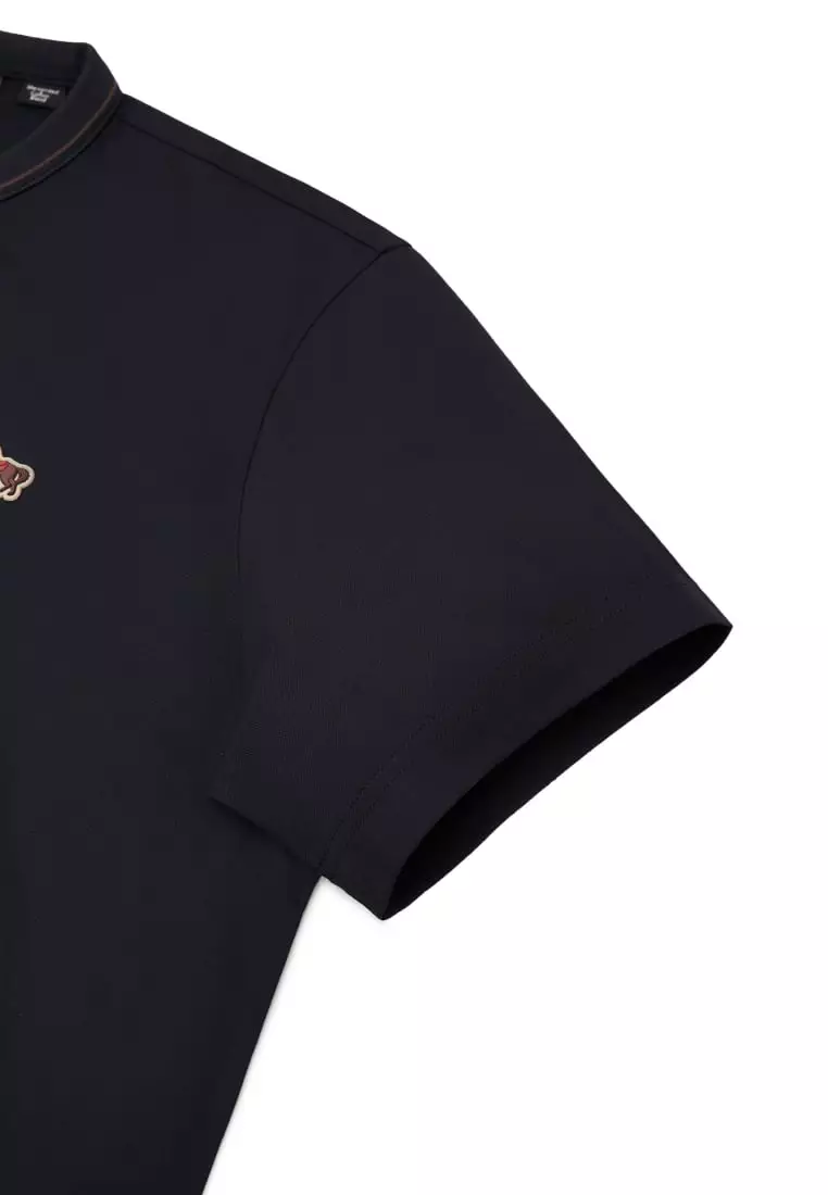 Buy G2000 G2000 Mercerized Cotton Pique Stand Collar Smart Fit Polo ...