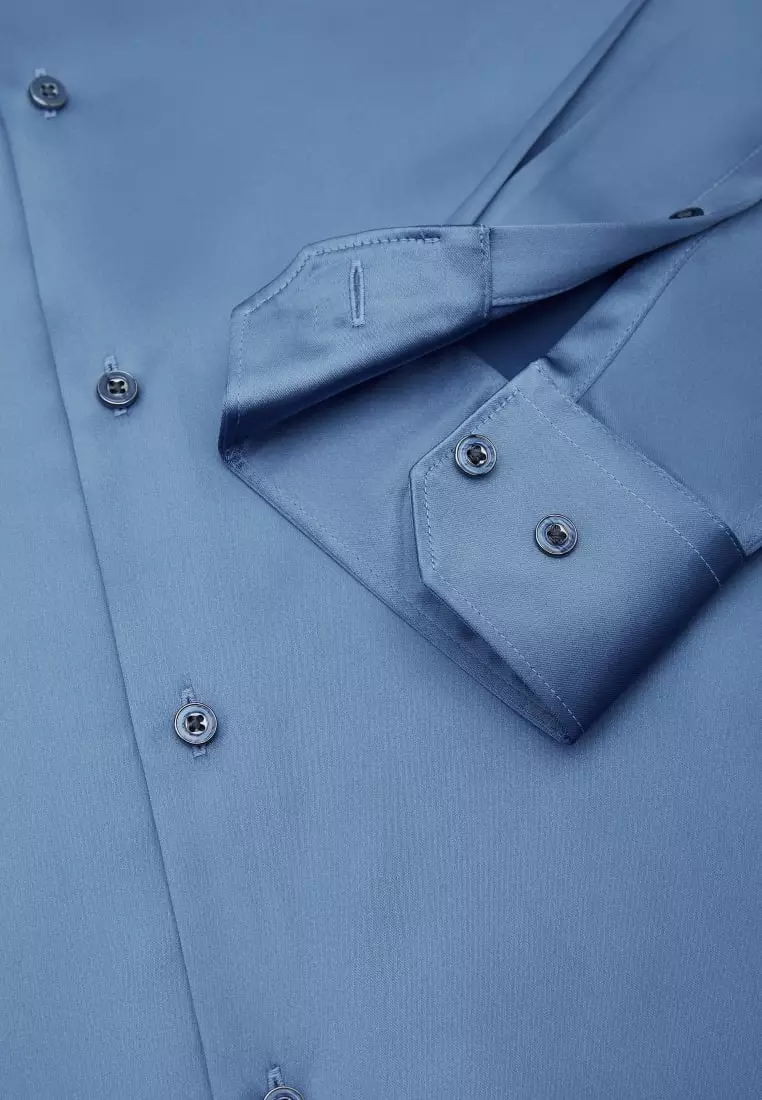 Buy G2000 G2000 Poly Sateen Smart Fit Friday Shirt 2025 Online | ZALORA