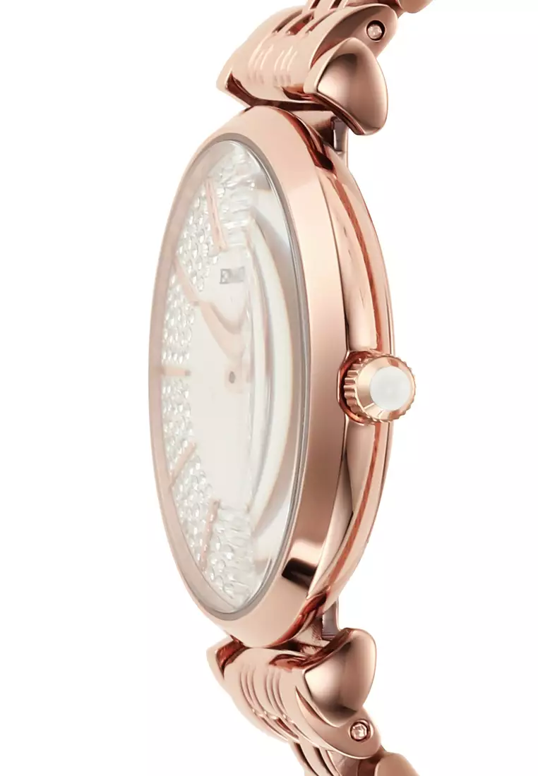 Buy Emporio Armani Emporio Armani Female's Gianni T-Bar rose gold ...