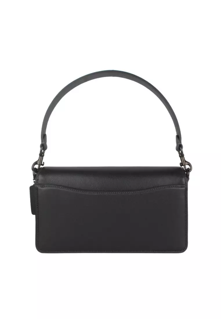 COACH COACH TABBY Women's Black Signature Lock Shoulder Crossbody ...