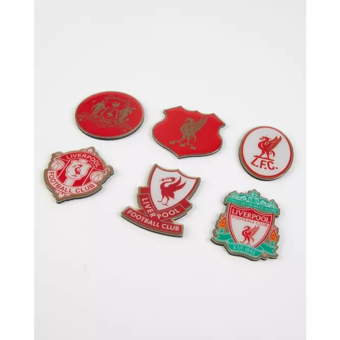 Jual Liverpool FC Liverpool FC 6Pk Crest Magnet Set - Official LFC ...