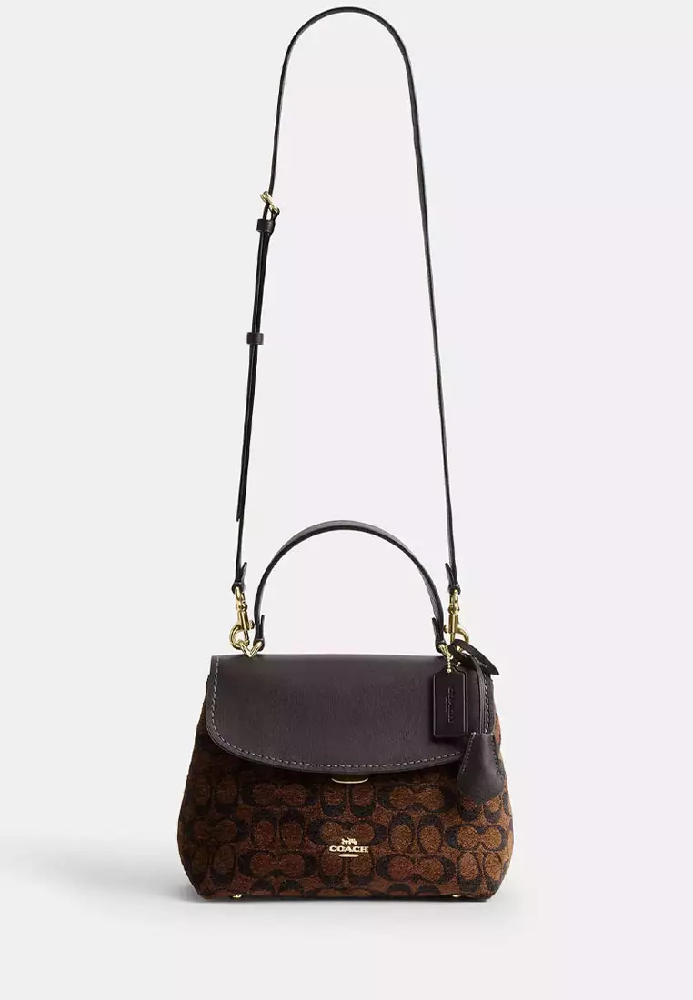 Buy Coach Emory Top Handle Bag In Signature Chenille 2026 Online | ZALORA
