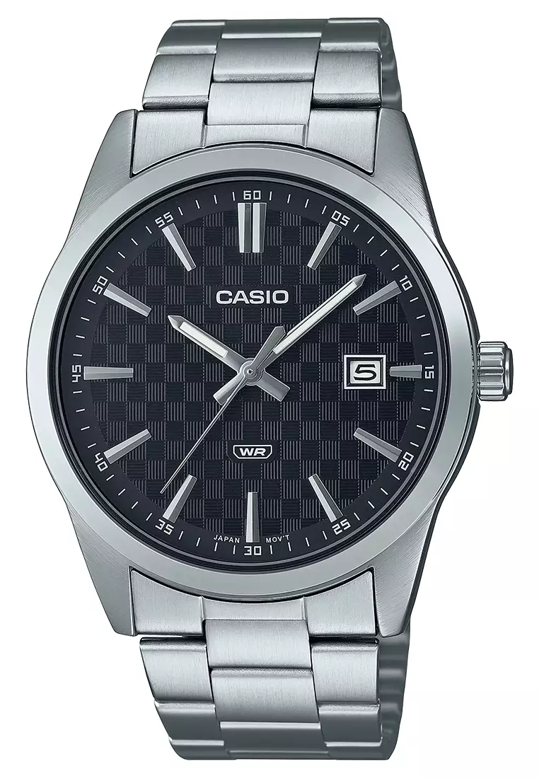 Jual Casio Casio - Jam Tangan Analog Pria - Silver - Stainless Steel ...