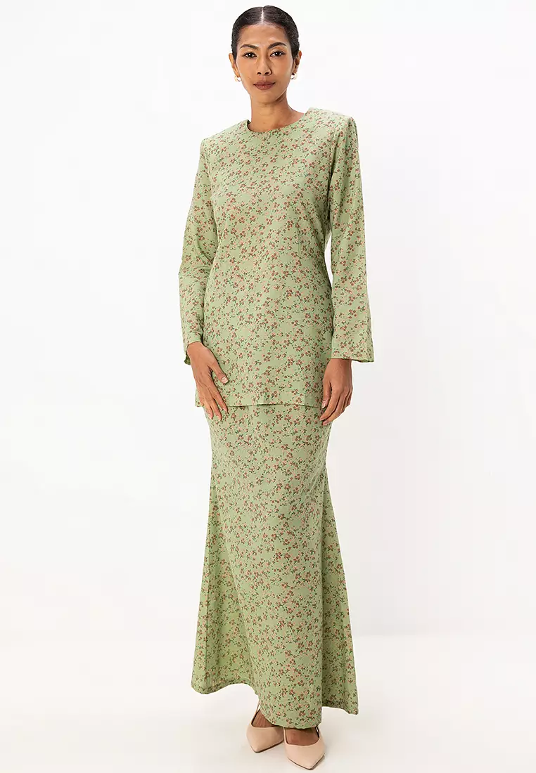 Buy Butik Sireh Pinang Baju Kurung Moden Zaitun Online | ZALORA Malaysia