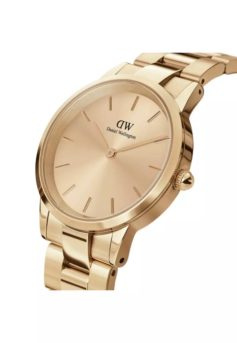 Buy Daniel Wellington Iconic Link Unitone 28mm Watch Gold dial Link ...