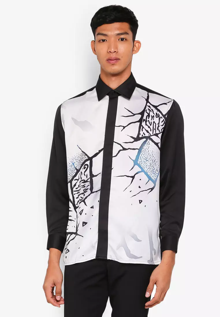 Buy Gene Martino Batik Art Top Online | ZALORA Malaysia