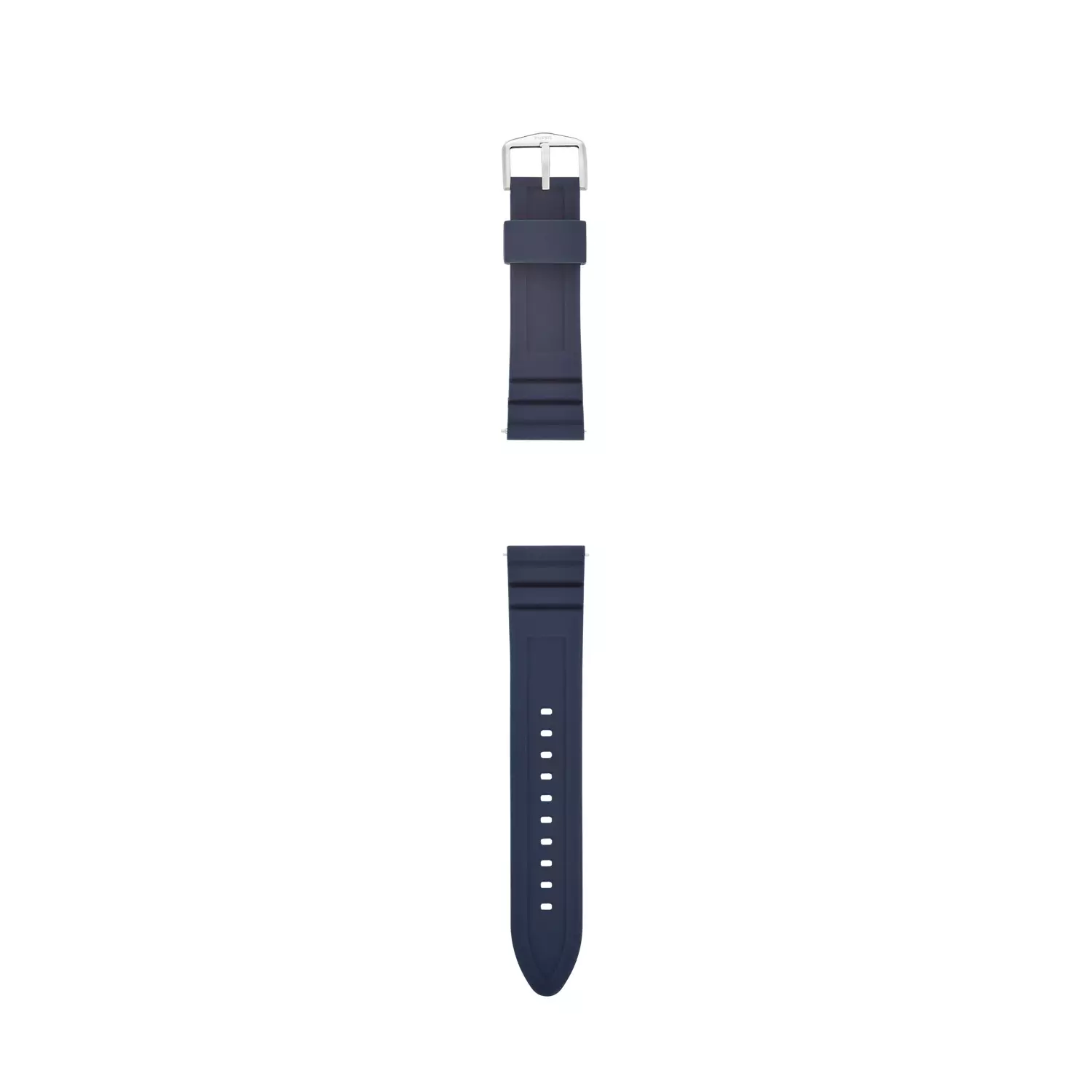 Jual Fossil Fossil Strap Bar Blue Silicone Jam Pria 22MM S221302 ...