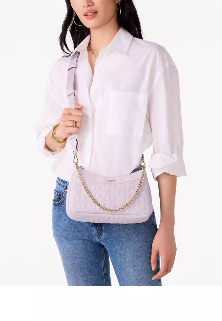 Buy Kate Spade Spade Flower Quilted Fabric Convertible Crossbody Online ...