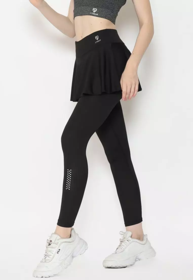 Jual FITWEAR Fitwear - Rok + Legging Olahraga Wanita MARLINE ANKLE DOTS ...