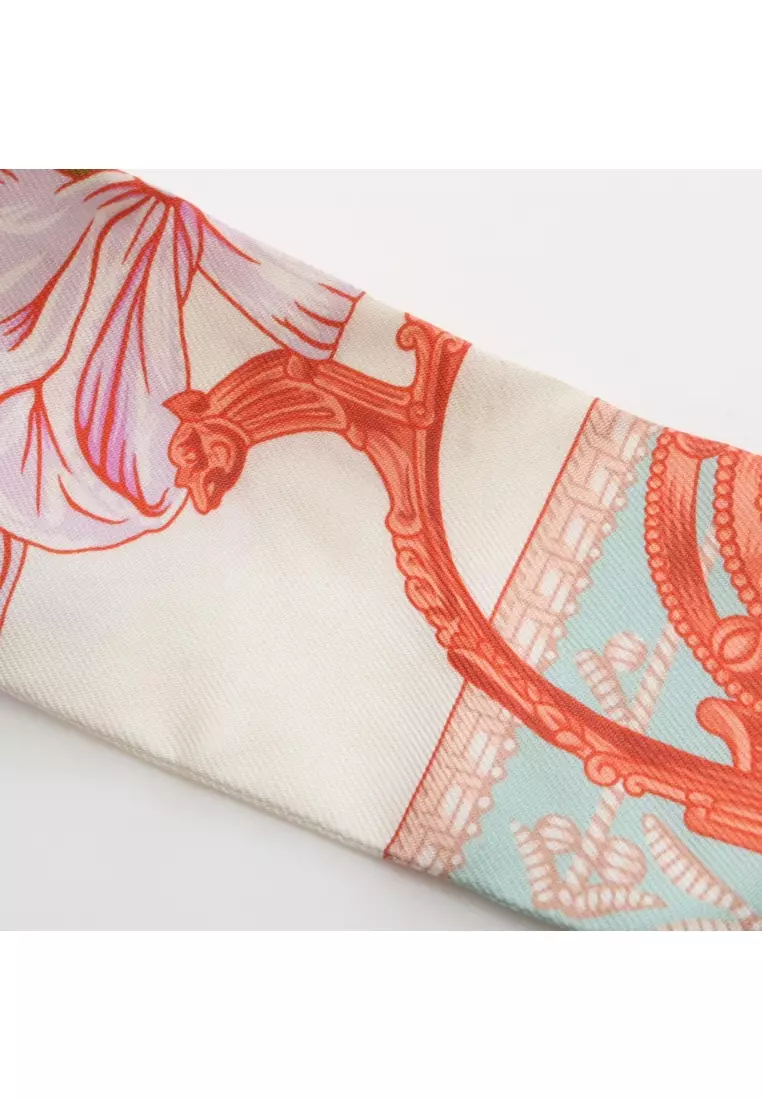 Buy Hermes Pre-Loved Hermès twilly Cavalleria d'Etriers ribbon scarf ...