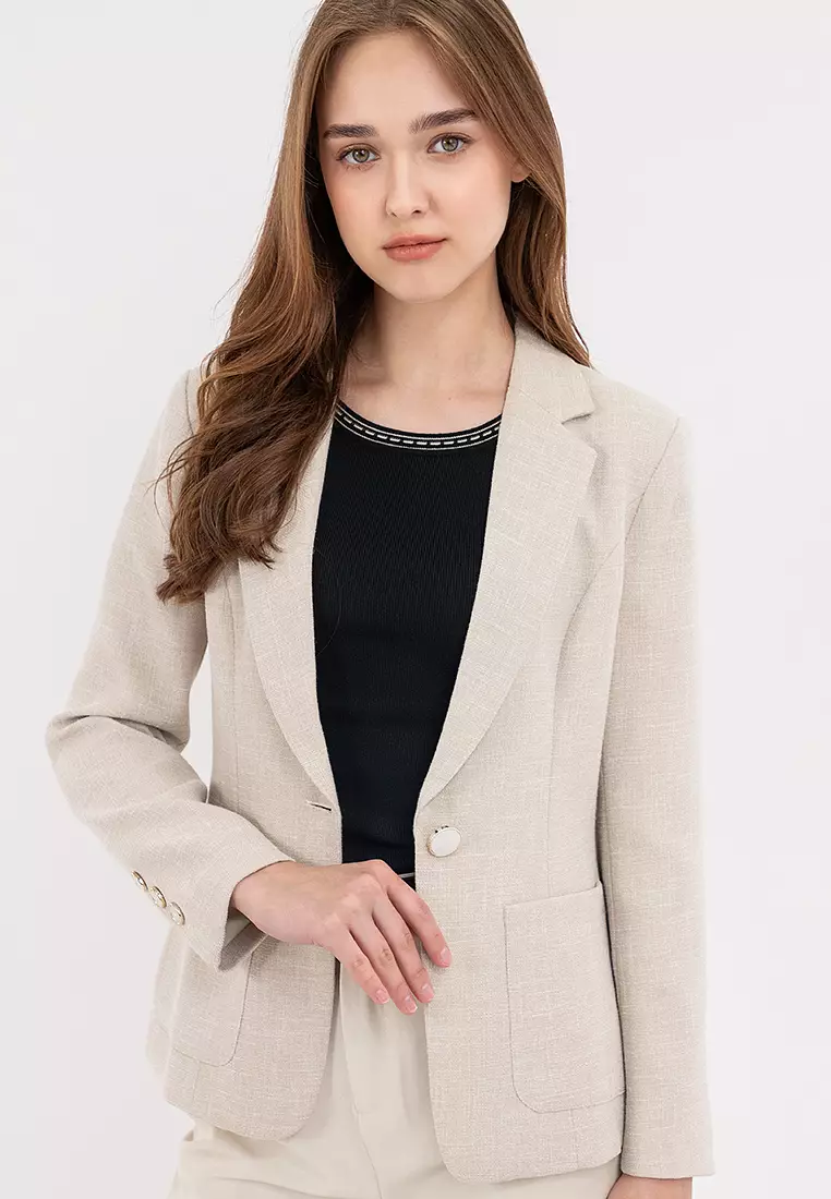 Buy Well Suited Premium Textured Suit Blazer 2026 Online | ZALORA ...