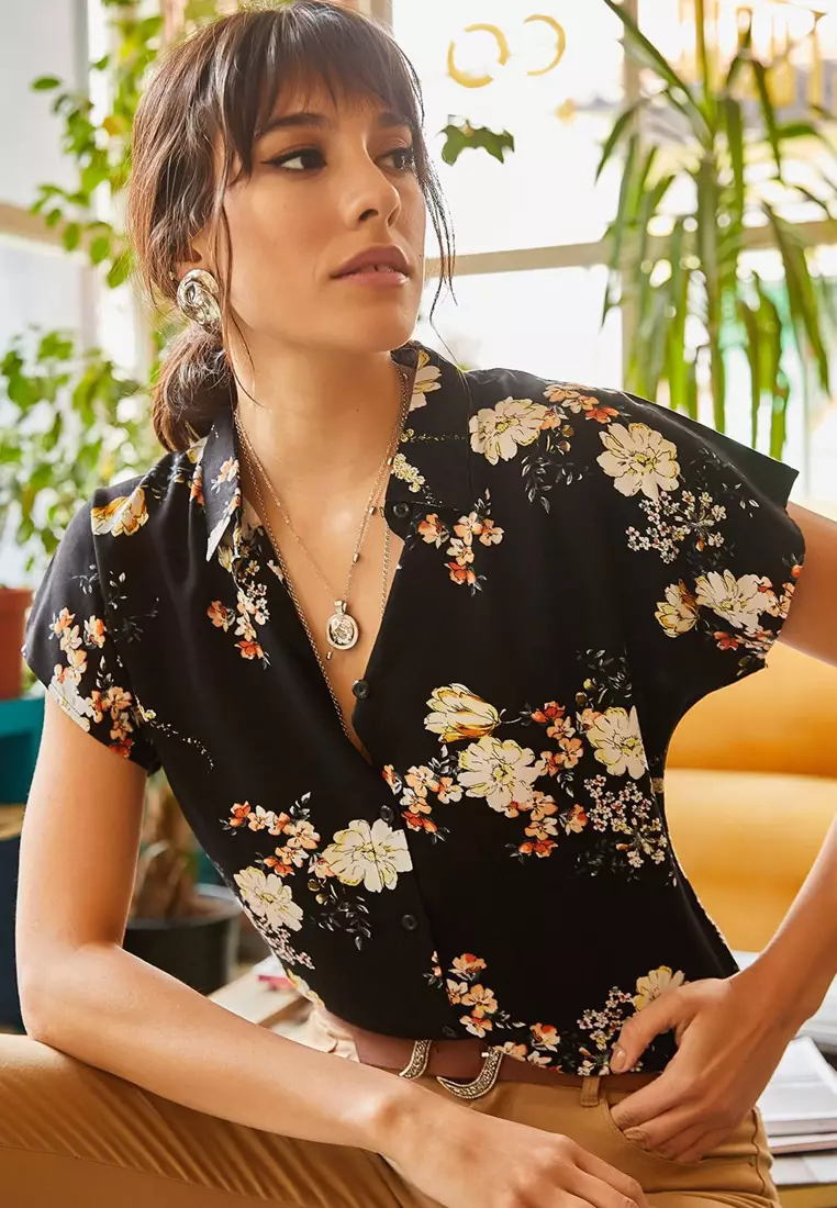 Buy Olalook Floral Bat Shirt 2026 Online | ZALORA