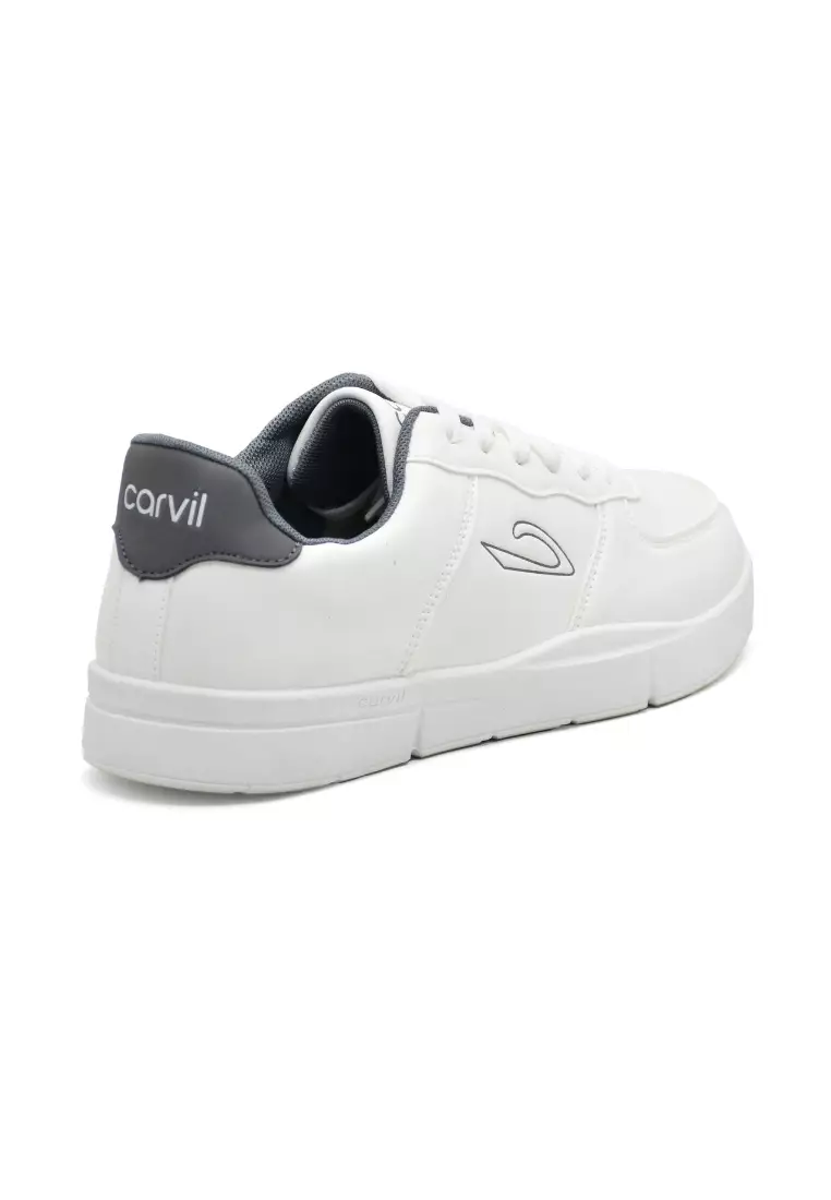 Jual Carvil Carvil Sepatu Pria Leon-LM White/Dark Grey Original 2025 ...