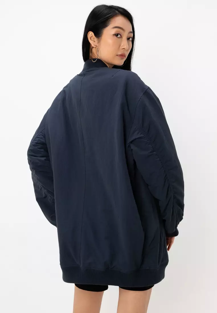 Buy ASOS Design Longline Bomber Jacket 2025 Online | ZALORA Philippines