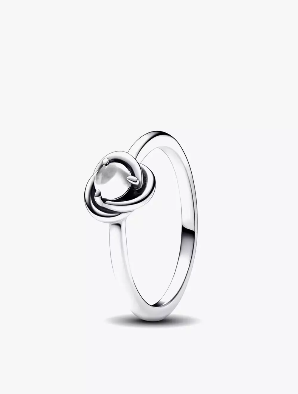 Jual PANDORA April Clear Eternity Circle Ring - 50 - Silver Original ...