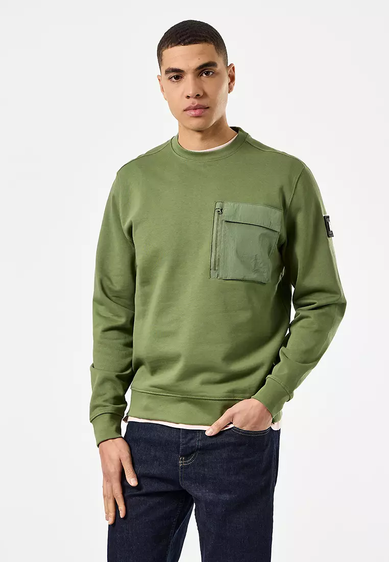 Buy Weekend Offender MENS SAPLING NEVE CREW WITH PARACHUTE POCKET 2025 ...