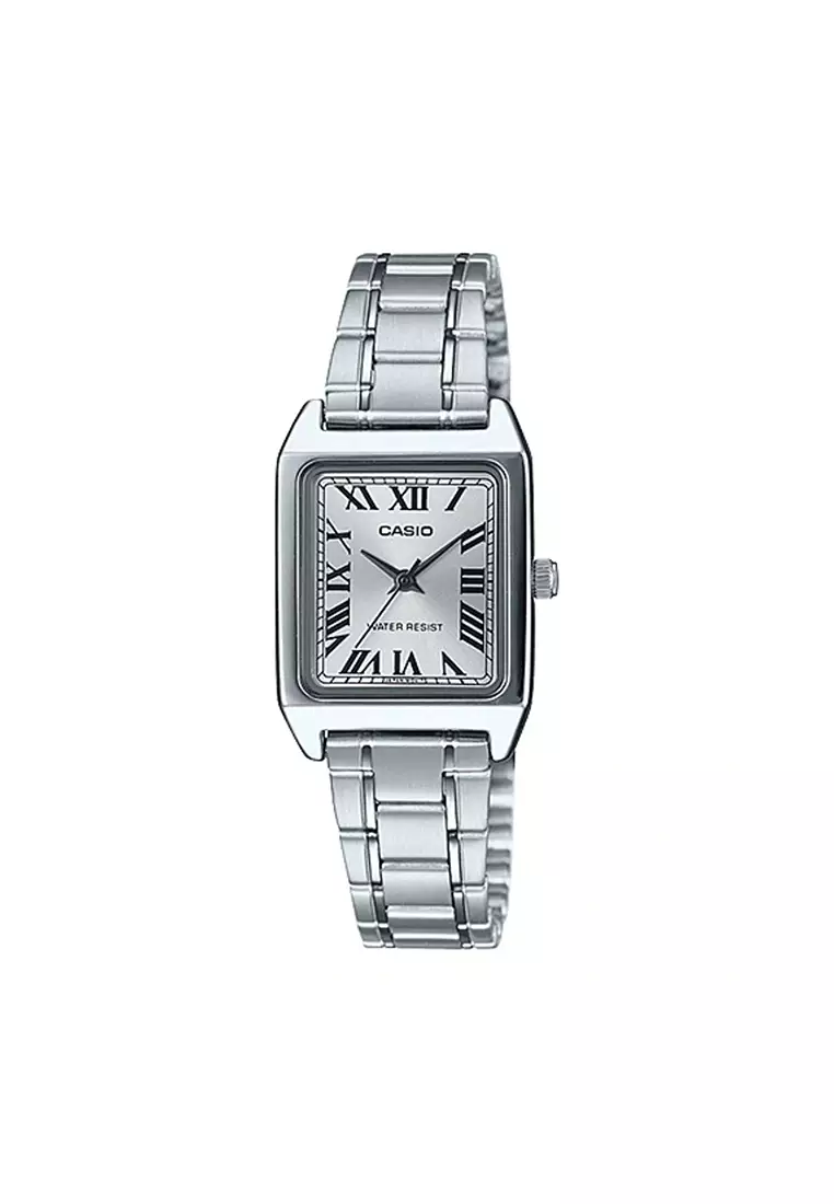 Buy Casio Women's Analog Watch LTP-V007D-7B Silver Stainless Steel ...