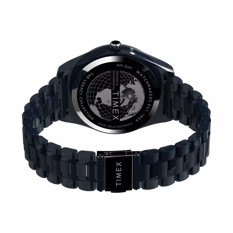 Jual Timex Jam Tangan Pria Timex Legacy TW2W56200 Ocean Blue Dial Blue ...