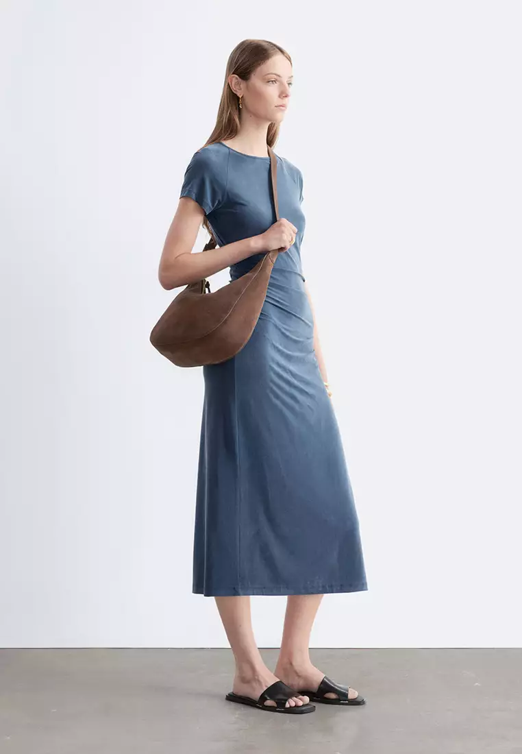 Buy & Other Stories Ruched Raglan Midi Dress 2026 Online | ZALORA