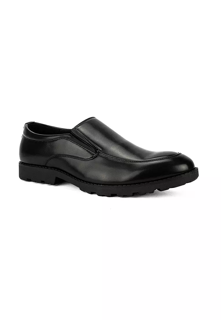 Buy Mario D' boro Runway Men's Formal Slip On Shoes MW 24080 Black C32 ...
