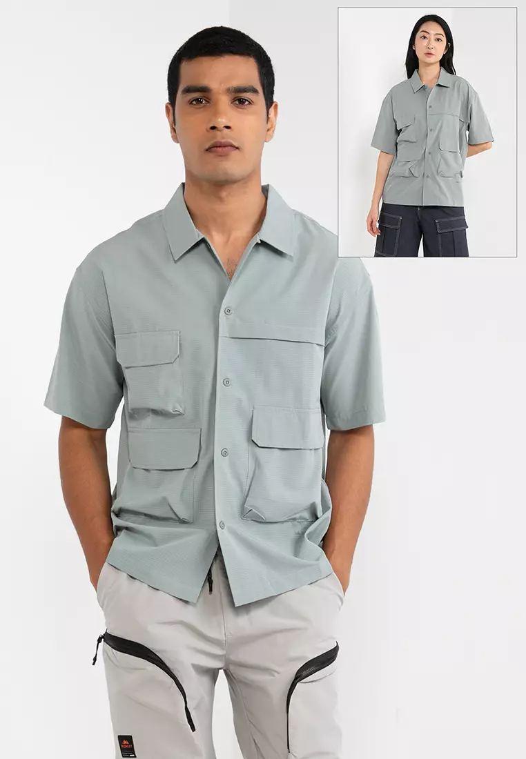 Buy Life8 WILDMEET Lightweight Breathable Short-Sleeves Work Shirt 2025 ...