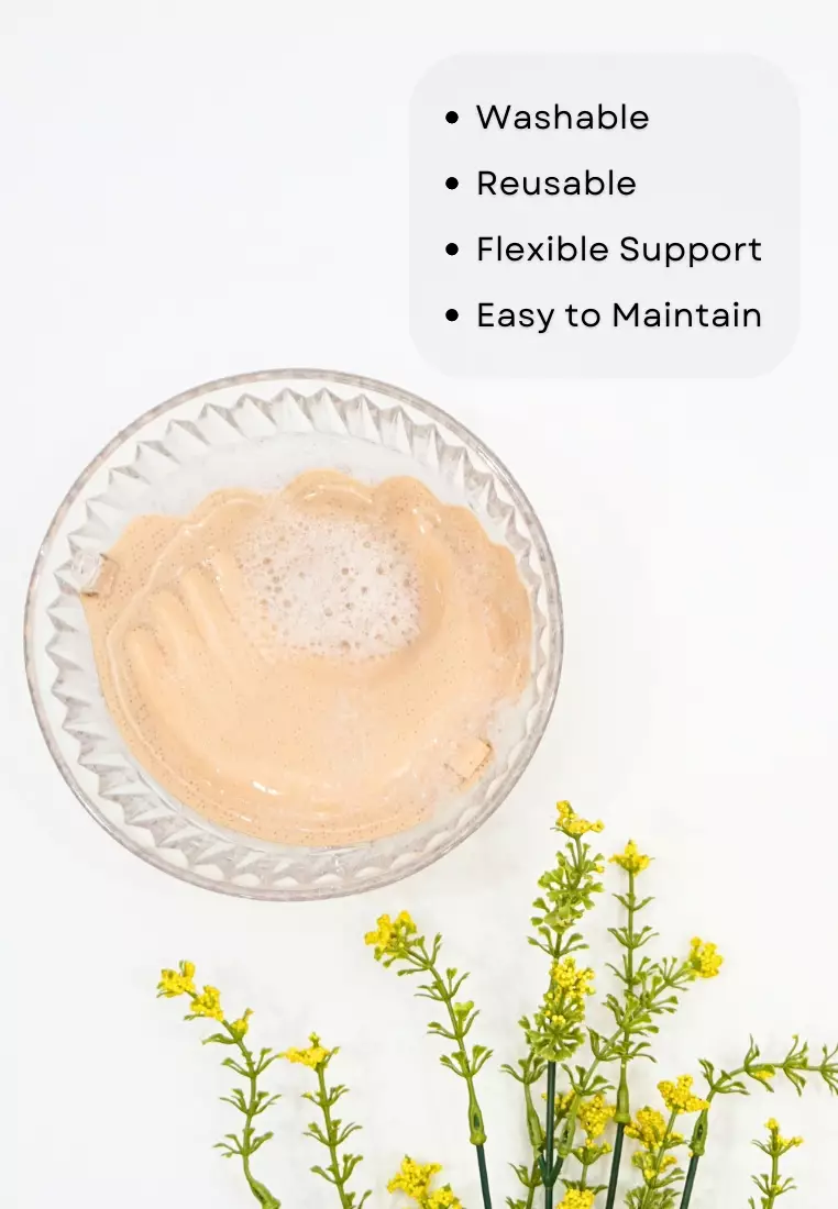 Buy Kiss & Tell Scallop Thick Push Up Stick On Nubra in Black Seamless ...