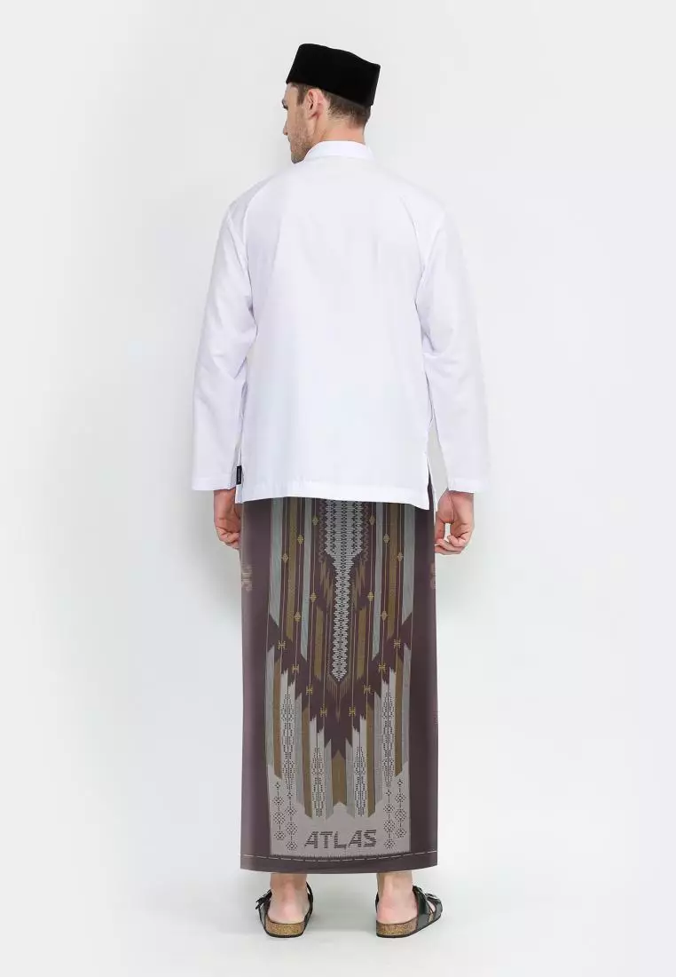 Jual Atlas Sarung ATLAS Idaman 555 Harmoni Motif BHS MSB 01 Coklat Tua ...