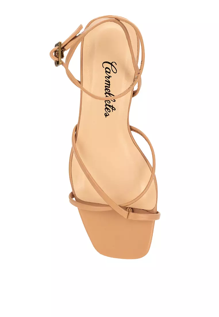 Buy CARMELLETES Strappy Toe Ring Block Heels 2025 Online | ZALORA ...