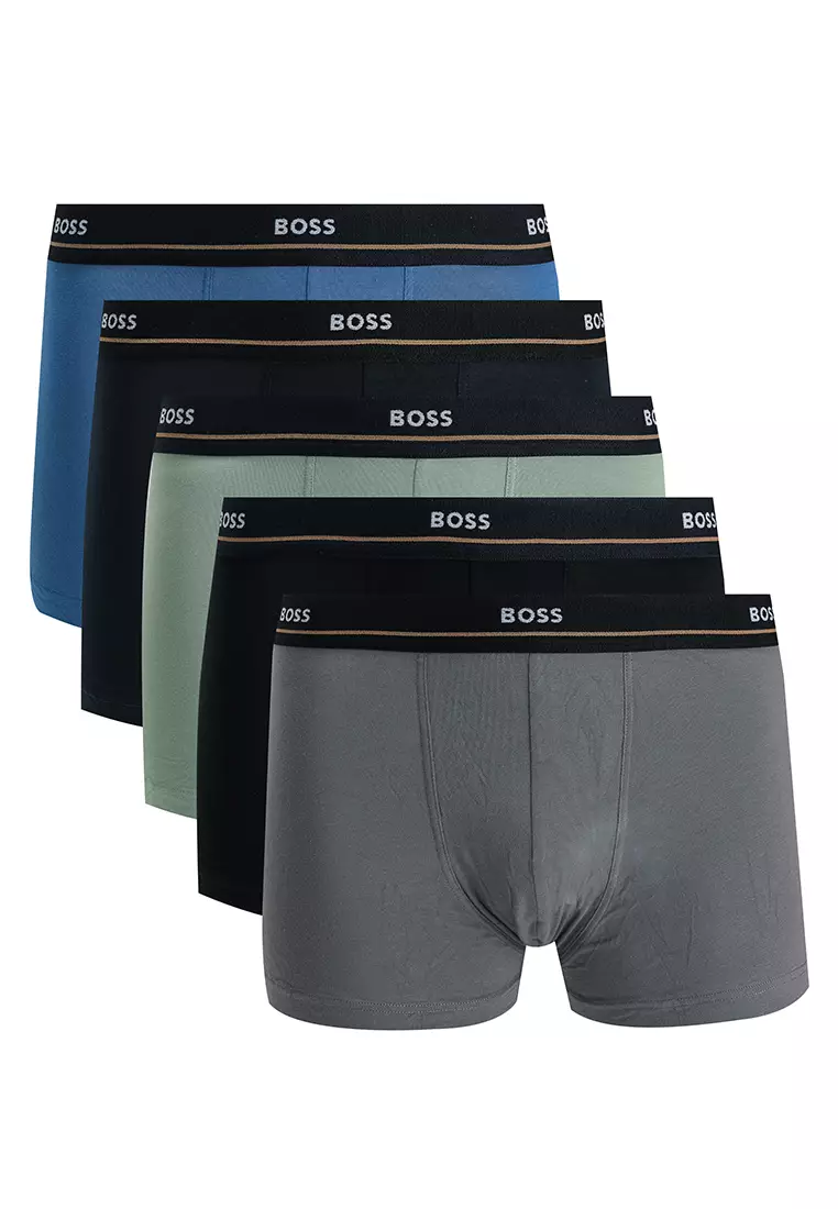 Buy BOSS 5 Pack Essential Trunk - BOSS Bodywear Online | ZALORA Malaysia