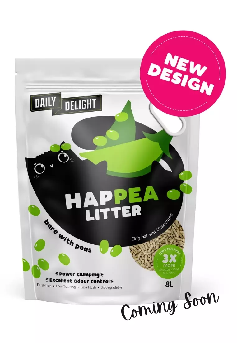 Buy Daily Delight Happea Cat Litter Bare With Peas Unscented 8l Cat Litter 2023 Online Zalora