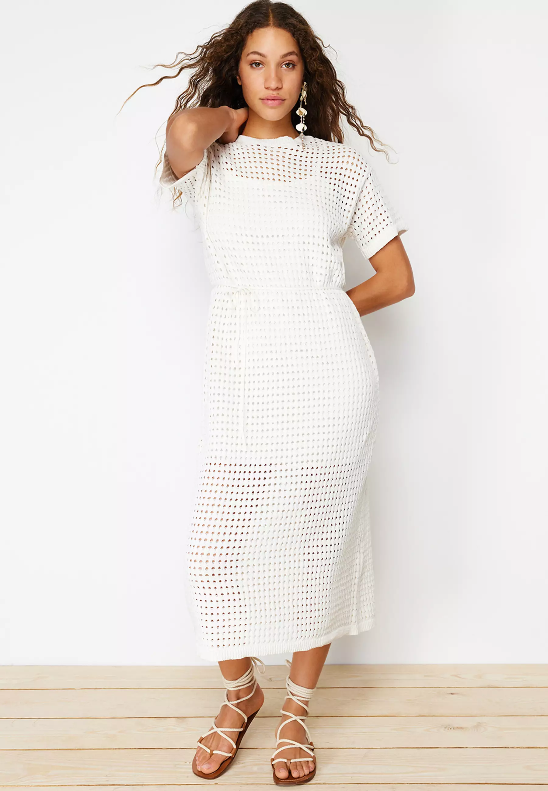 Trendyol Perforated Dress 2025 | Buy Trendyol Online | ZALORA Hong Kong