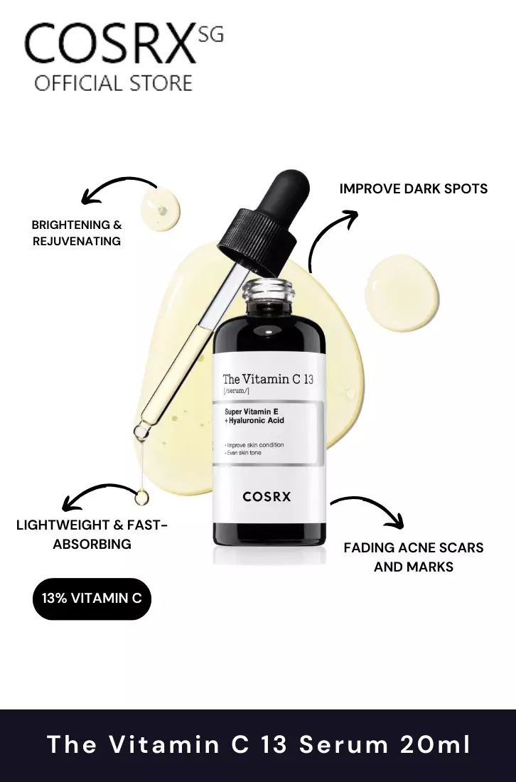 Buy COSRX Cosrx The Vitamin C 13% Serum 20ml (Improve skin condition + even skin tone) x2(Exp ...
