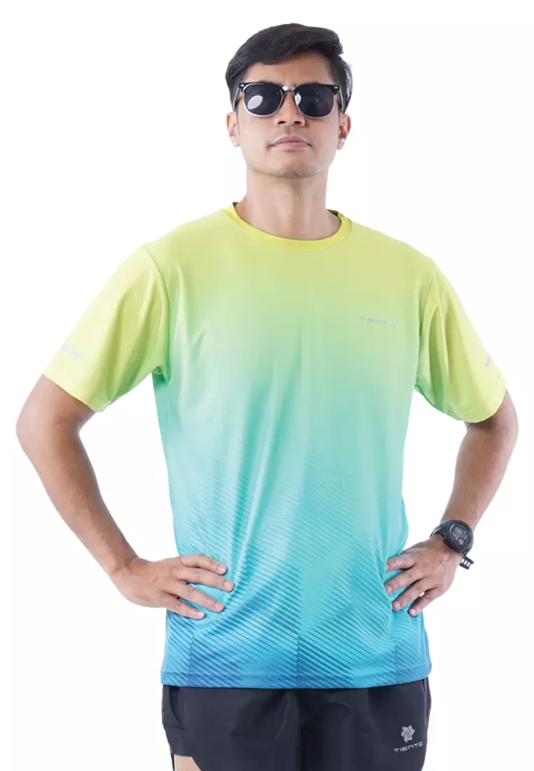 Jual Tiento Tiento Baju Olahraga Lari Jersey Running Pria Anti UV ...