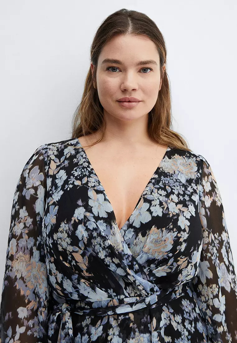 Buy Mango Flowy Flower Printed Dress 2024 Online | ZALORA Philippines