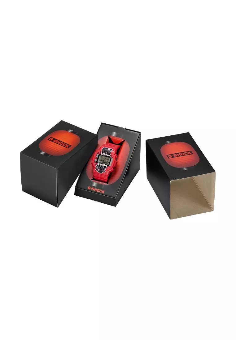 Buy G-Shock CASIO G-SHOCK x AKA-CHOCHIN Limited Edition DW-6900AKA-4 ...