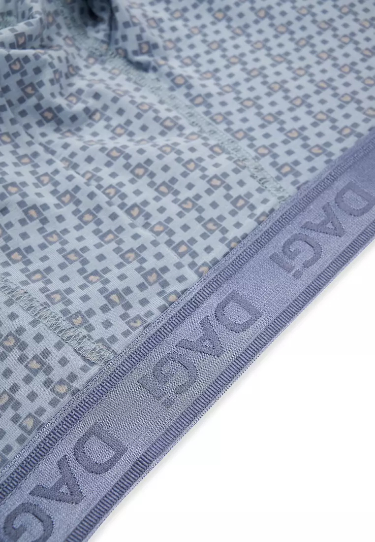 Buy DAGİ 3-Pack Gray Basic Boxer, Heart Print, Regular Fit, Underwear ...