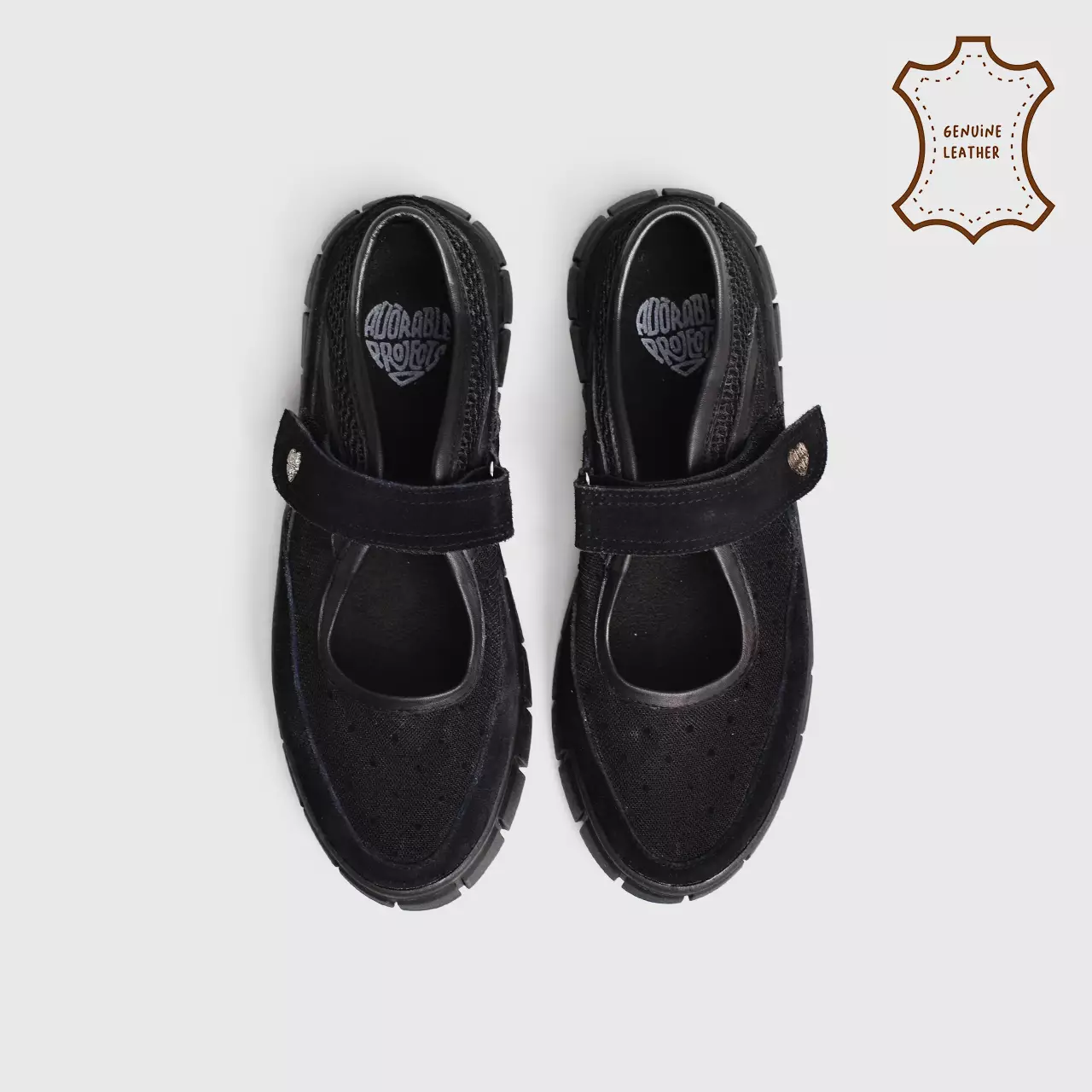 Jual Adorableprojects Nizzy Sneakers Genuine Suede Black Original 2026 ...