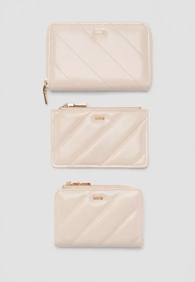 Buy Mango Small Quilted Wallet 2026 Online | ZALORA