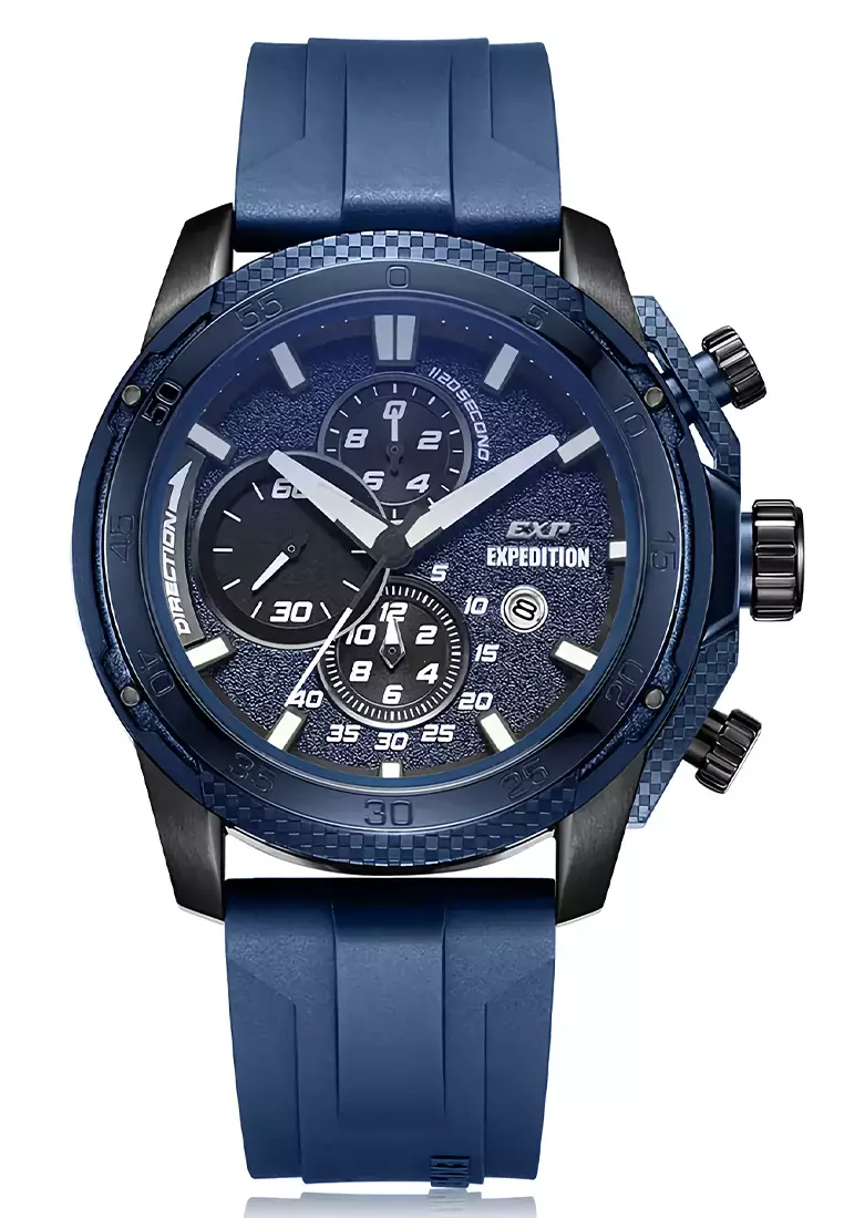 Jual Expedition Expedition - Jam Tangan Chronograph Pria - Blue ...