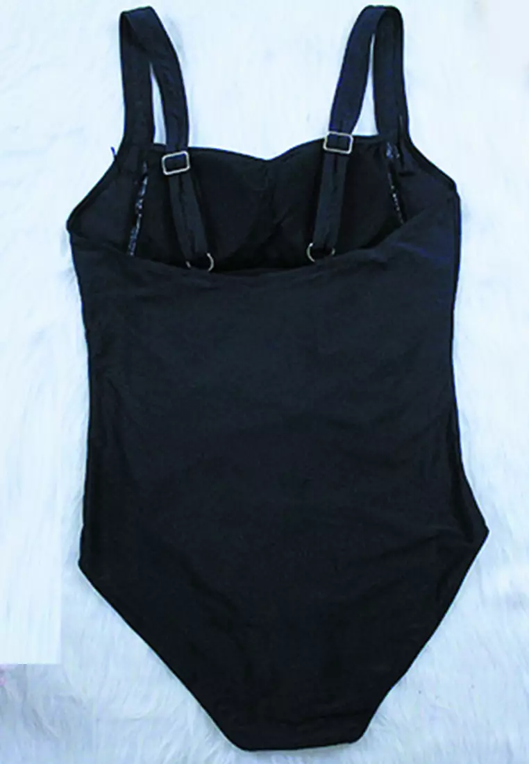 Buy B-CODE LYH2210 European Style Lady One Piece Swimwear Black 2025 ...