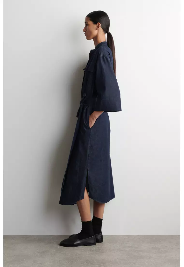 Buy COS DENIM UTILITY MIDI SHIRT DRESS 2026 Online | ZALORA Philippines